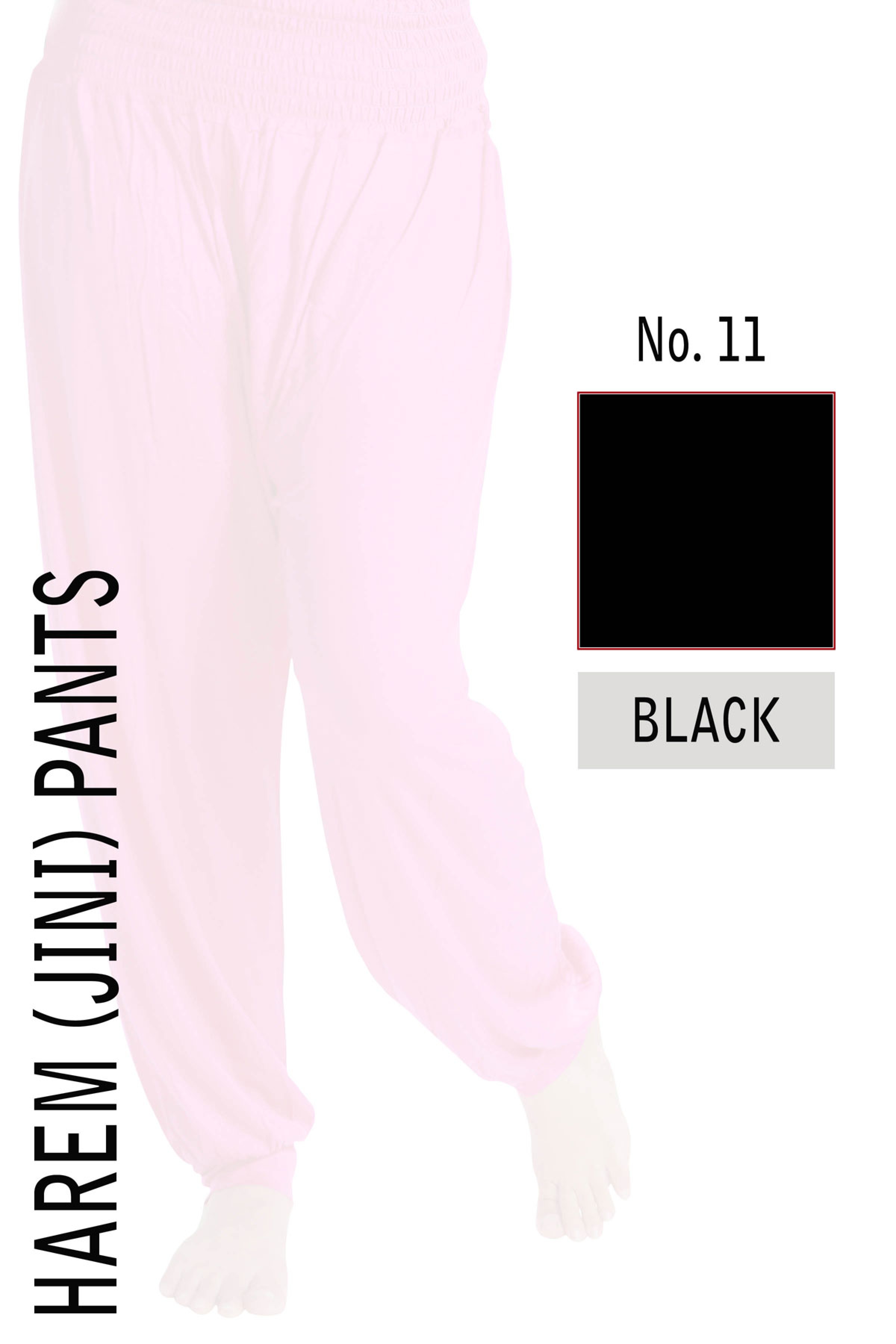 HAREM-JINI PANTS- BLACK
